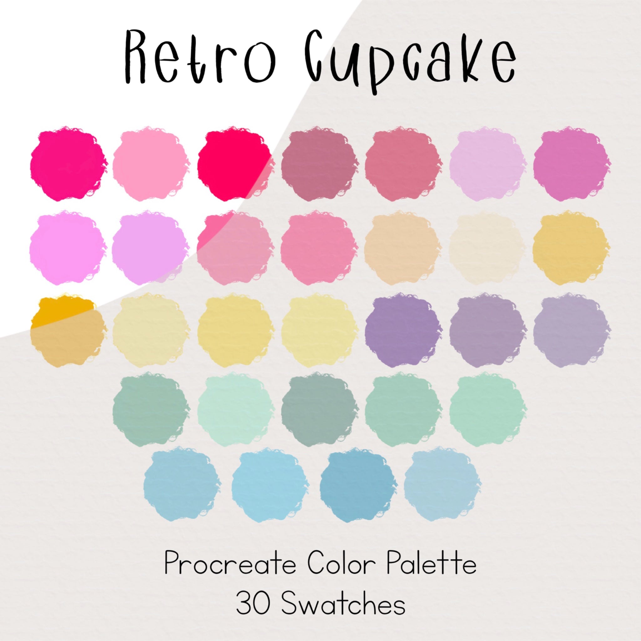 Retro Cupcake Color Palette – Emile Power Co.